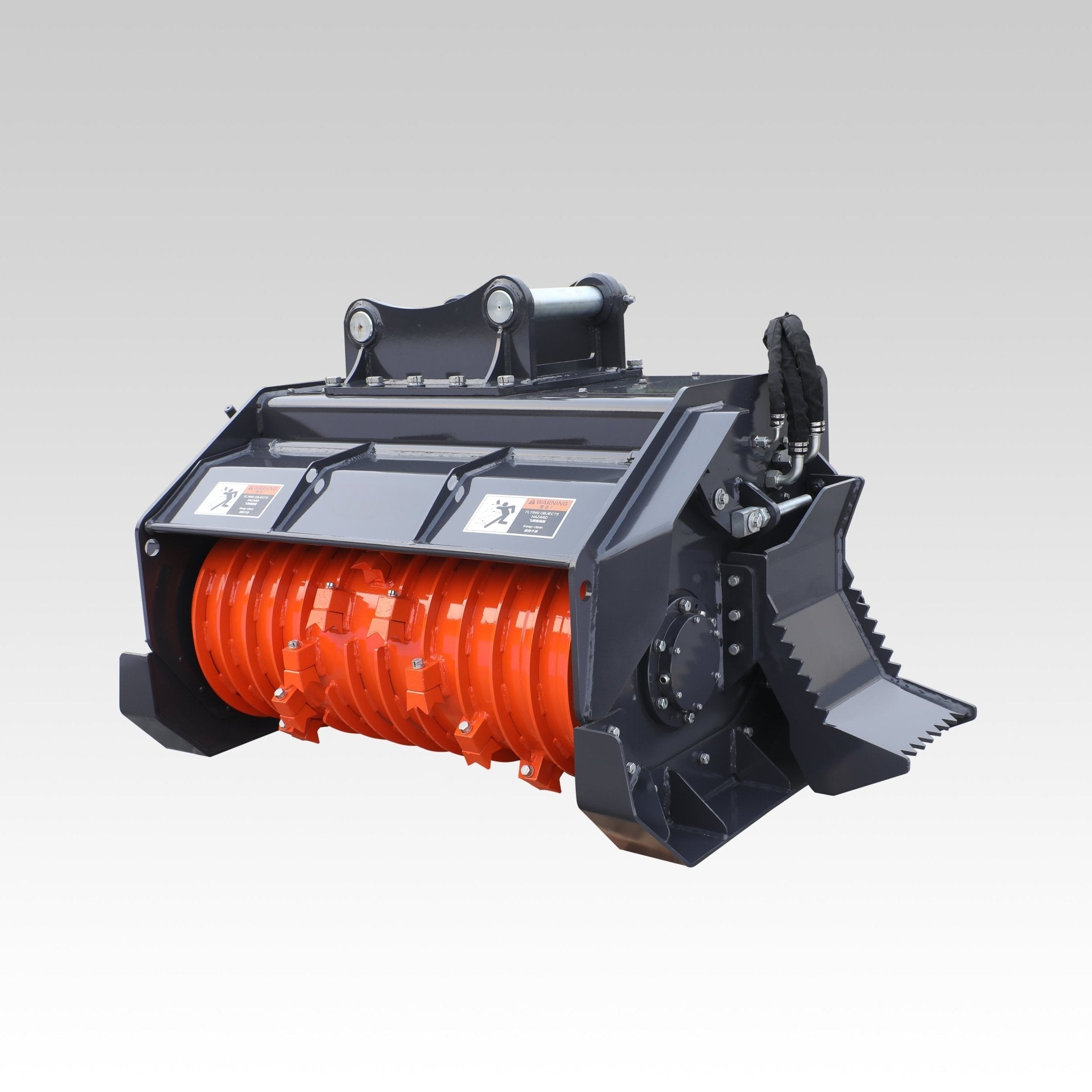 HCN Mini Forestry Mulcher, Heavy-duty Carbide Teeth, Independent Cooli ...