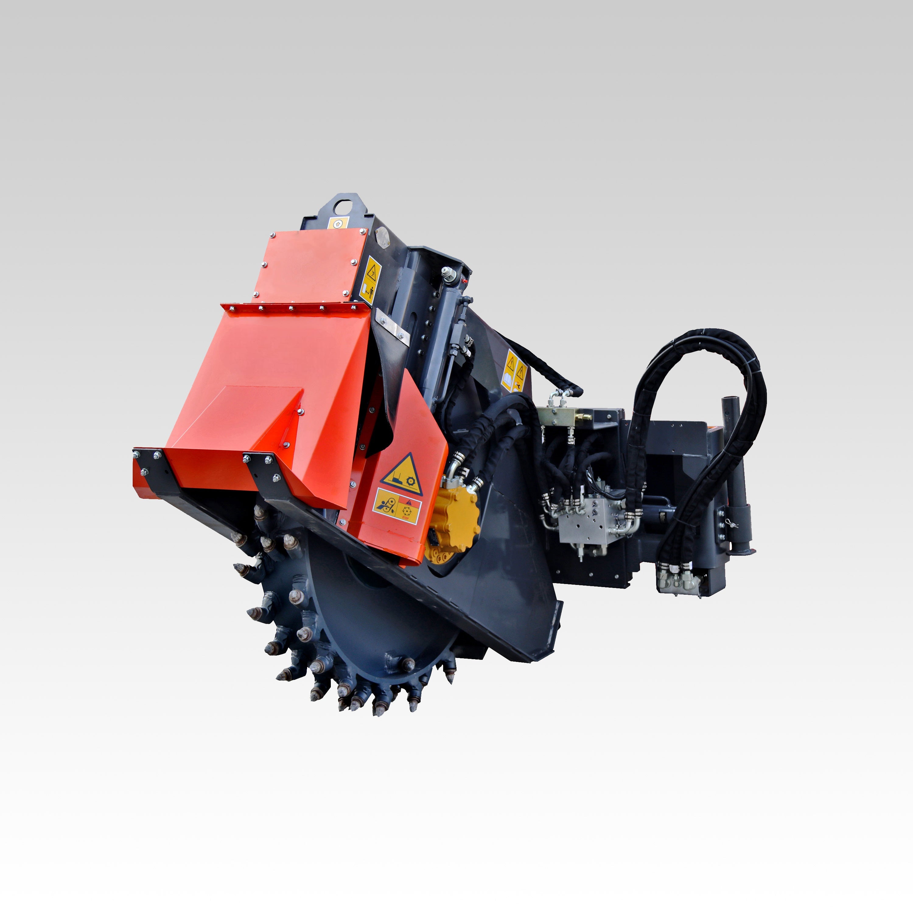 HCN Skid Steer Wheel Saw, 13-25" Trenching Depth, high-torque motor ...